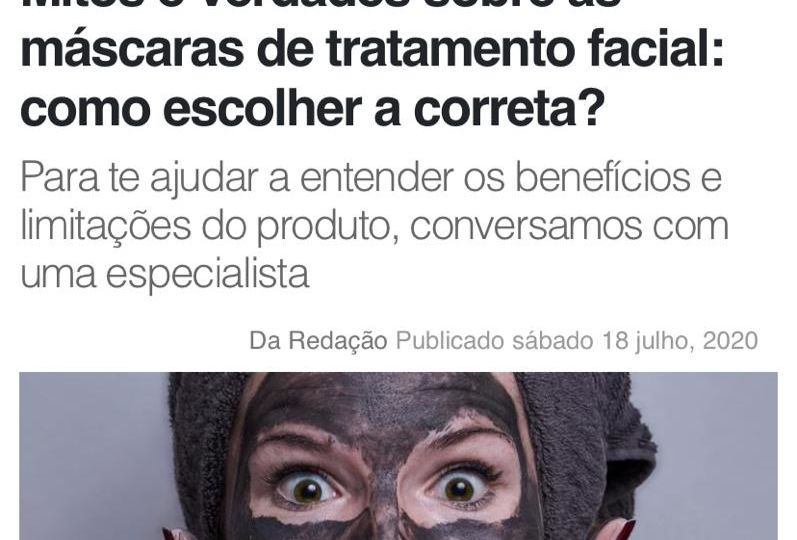 Revista Ana Maria - JUL/20 - Mitos e verdades sobre as máscaras de ...